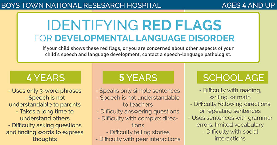 Identifying Red Flags For Developmental Language Disorder